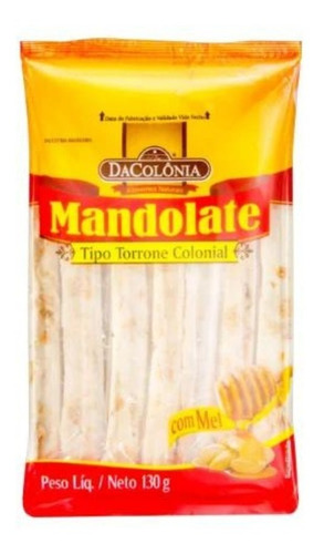 3 Pacotes De Mandolate Tipo Torrone Colonial Dacolônia 130g | MercadoLivre 3 Pacotes De Mandolate Tipo Torrone Colonial Dacolônia 130g | MercadoLivre