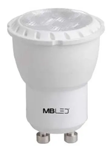 Lâmpada Led Mini Dicroica Mr11 Gu10 3w 3k Branco Quente Parcelamento