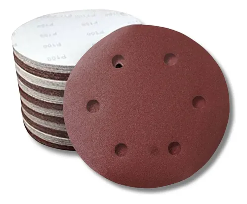 Lija Circular Con Velcro Grano#100 Para Pared Y Techo | Cuotas sin interés