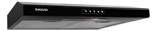 Depurador Suggar Slim De Parede 60cm Preto 127v | Parcelamento sem juros