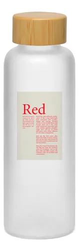 Garrafa De Vidro Tampa Bambu Poster Frase Red | Parcelamento sem juros Garrafa De Vidro Tampa Bambu Poster Frase Red | Parcelamento sem juros