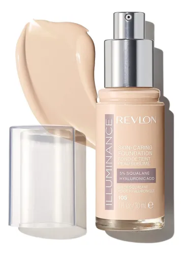 Revlon Illuminance Skin Caring Base De Maquillaje Cácido H Tono Cream Ivory 105 Mercadolibre