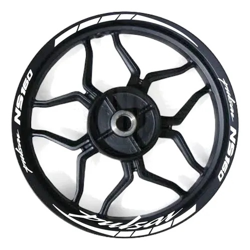Sticker Calcomania Reflejantes Rines Motos Pulsar 160 Vinil En Venta