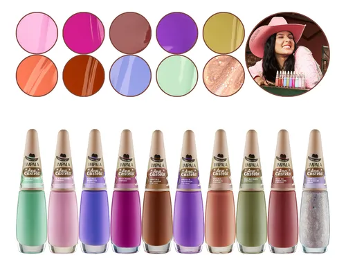 Kit 10 Esmalte Ana Castela Boiadeira Completo Impala Unhas | MercadoLivre Kit 10 Esmalte Ana Castela Boiadeira Completo Impala Unhas | MercadoLivre