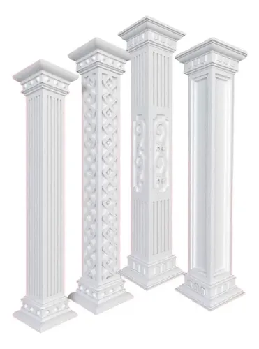 Molde Columnas Decorativas Unicel Para Colar 30cm X 2.44m Columnas ...