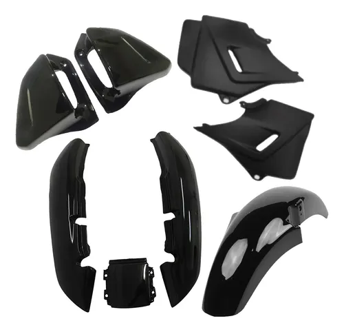 Paralama Rabeta Aba Lateral Cbx 200 Strada Preto Frete Grátis