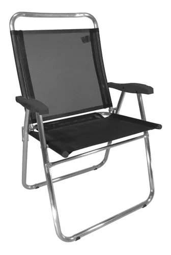 Cadeira Max Alumínio Praia Oversize Reforçada Até 140kg Zaka | MercadoLivre Cadeira Max Alumínio Praia Oversize Reforçada Até 140kg Zaka | MercadoLivre