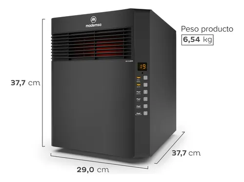 Estufa Eléctrica Mademsa Infrarroja 1500w Digital Eco Inf10 | Cuotas ...