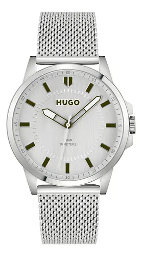 Relógio Hugo Masculino Aço 1530299 | MercadoLivre