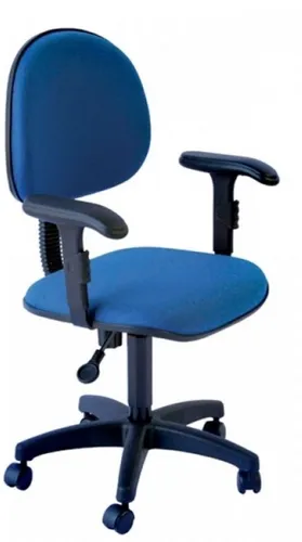 Cadeira Executiva Giratória Zeus Com Braco Tecido Azul | Parcelamento ... Cadeira Executiva Giratória Zeus Com Braco Tecido Azul | Parcelamento ...
