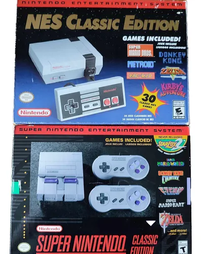 Nes Y Snes Classic Edition Mini Nintendo Originales Meses Sin Interés