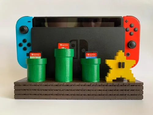 Archivo Stl Nintendo Switch Dock Mario Impresión 3d | Cuotas sin interés Archivo Stl Nintendo Switch Dock Mario Impresión 3d | Cuotas sin interés