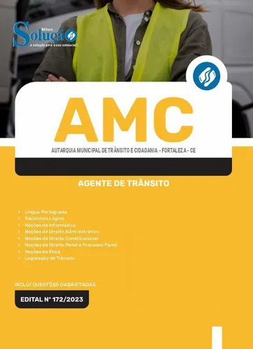 Apostila Amc Fortaleza Ce 2023 - Agente De Trânsito | MercadoLivre Apostila Amc Fortaleza Ce 2023 - Agente De Trânsito | MercadoLivre