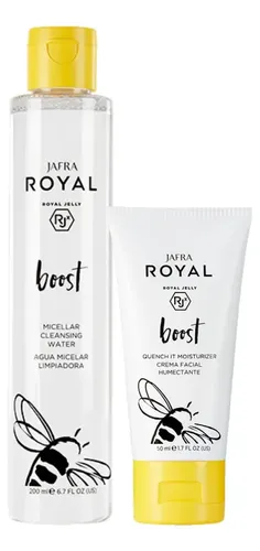 Jafra Royal Boost Limpiador Gel+crema Humectante ¡elige! | Meses sin ...