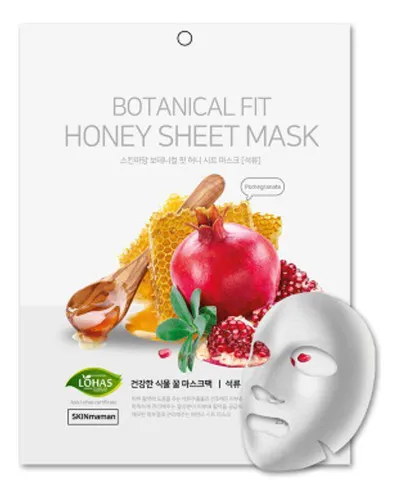 Mascarilla Coreana De ácido Hialurónico Botanical Fit Con Miel Y