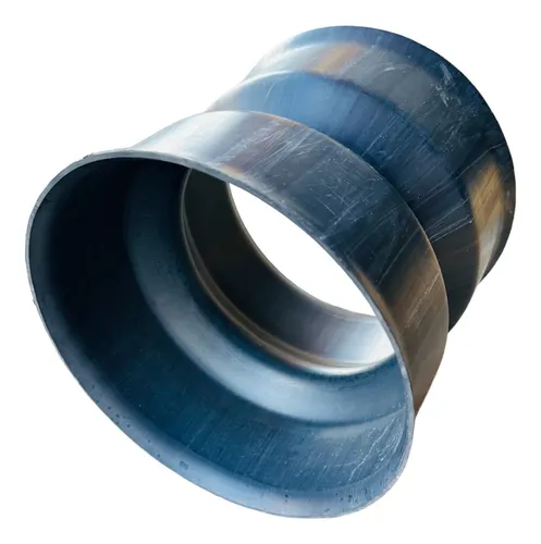 Cople 6'' Pvc Para Tubo Corrugado Pead Drenaje Con Ligas