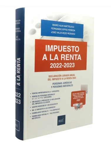 Libro Impuesto A La Renta 2022 - 2023 en venta en Lima Lima por sólo S/. 149.00 - OCompra.com Perú