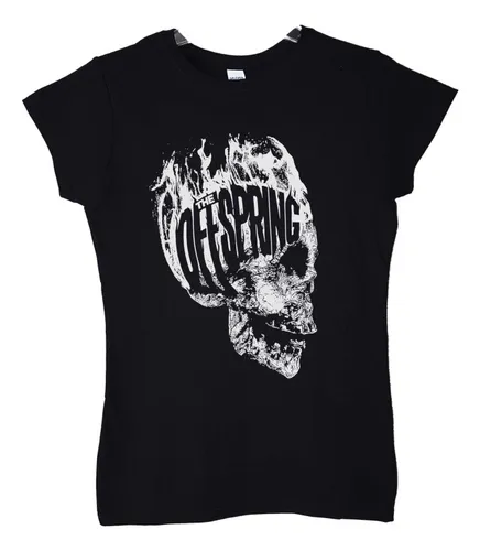 Polera Mujer The Offspring Skull 2 Punk Abominatron Cuotas Sin Interés