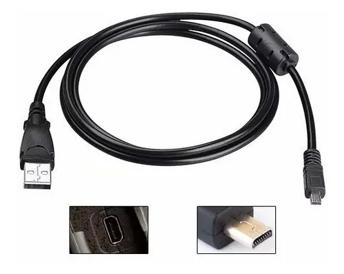 Cable de datos USB uC-e6 para Nikon Coolpix P310 P500 P510 P520 P6000 ... Cable de datos USB uC-e6 para Nikon Coolpix P310 P500 P510 P520 P6000 ...