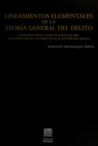 Libro Lineamientos Elementales De La Teoría General Del Deli | Envío gratis
