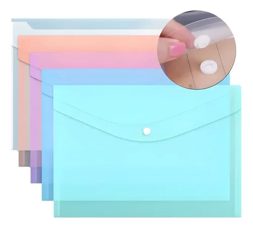 40 Carpetas Folder Broche Plastico Carta Archivero Documento | MercadoLibre