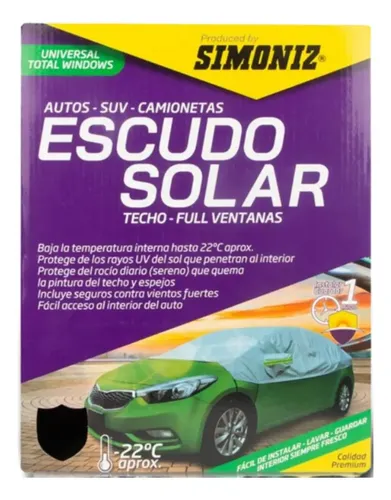 Escudo Solar Para Techo Simoniz - Premium - Plateado | Cuotas sin interés