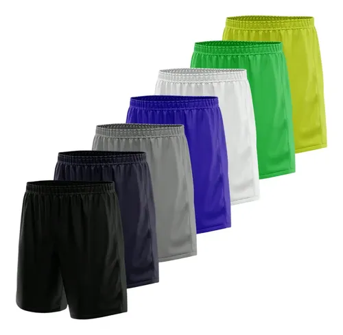 Kit 5 Bermuda Masculina Short Calção Futebol Academia Praia | MercadoLivre