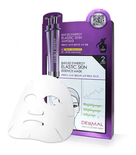 Mascarilla Facial Coreana Antiarrugas De 2 Pasos Dermal 5pz Meses