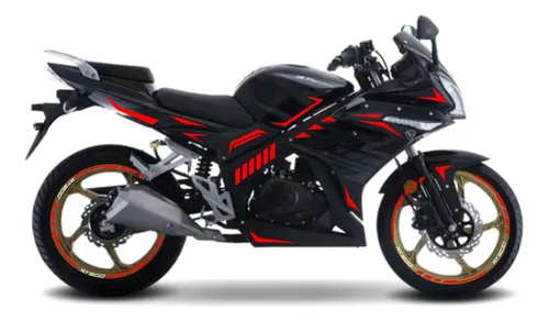 Kit Stickers Reflejantes Completo Para Italika Rt200 Rines S | Meses ...