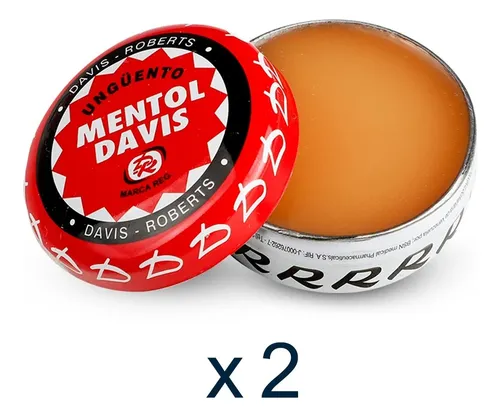 Mentol Davis - Ungüento terapéutico, Salud, Congestión Nasal | MercadoLibre