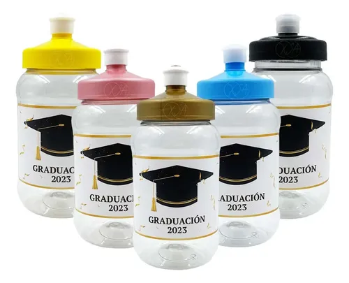 Cilindros Para Fiestas Graduacion 500 Ml Con Chupon X 25 Envío Gratis