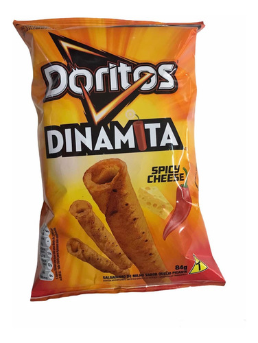 Snacks De Salgadinho Doritos Dinamita 84g Spicy Cheese Mercadolivre