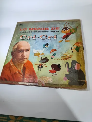 Vinilo De Lo Mejor De Cri-cri El Grillo Cantor | MercadoLibre