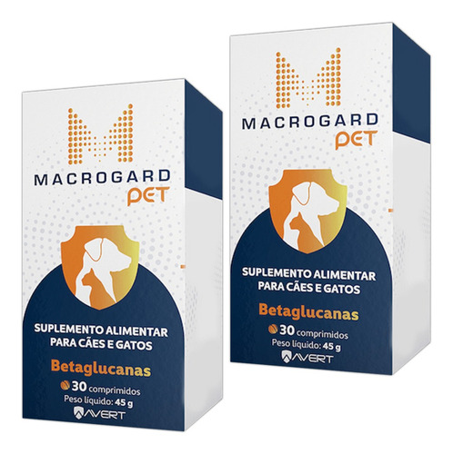 Combo 02un Macrogard Pet 45g 30 Comp- Avert | Frete grátis Combo 02un Macrogard Pet 45g 30 Comp- Avert | Frete grátis