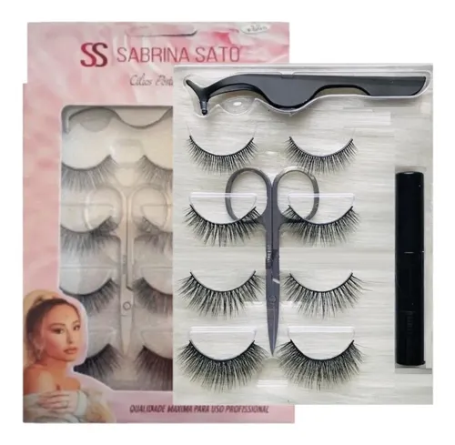 Kit Completo De Pestañas Postizas 5d Ss1837 Sabrina Sato Mercadolibre