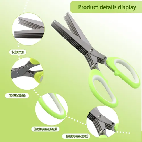 2026 With 5 Sheets Of Kitchen Scissors For Vegetables | Parcelamento ...