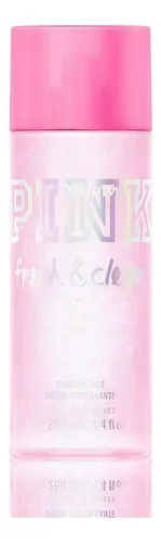 Pink De Victorias Secret Fresh And Clean Shimmer Mist 250ml Mercadolibre