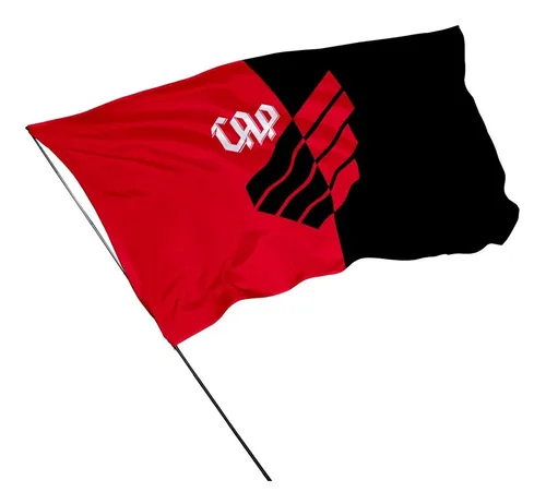 Bandeira Do Athletico Paranaense 1 50m X 1m Com Bastão Parcelamento