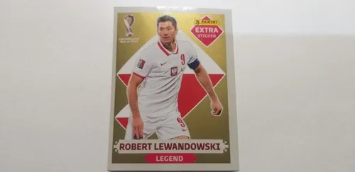 Figurinha Extra Robert Lewandowski Gold Ouro Copa 2022legend | Frete grátis Figurinha Extra Robert Lewandowski Gold Ouro Copa 2022legend | Frete grátis