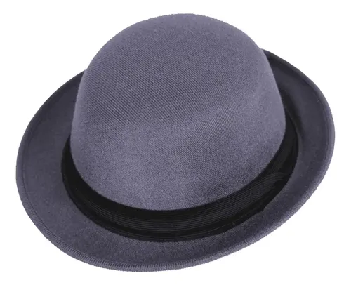 Chapéu Coco Clássico Preto Chaplin Chapelaria Vintage | MercadoLivre