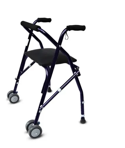 Andador Ortopedico Plegable Con Asiento Con Ruedas Regulable Andador Ortopedico Plegable Con Asiento Con Ruedas Regulable