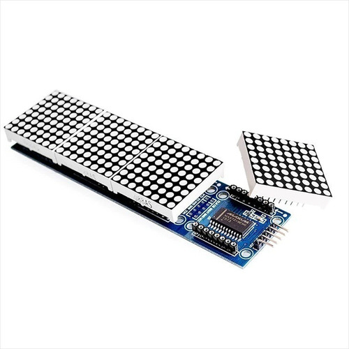 Módulo 4 X Matriz Led 8x8 Max7219 De Puntos Para Arduino | Cuotas sin ... Módulo 4 X Matriz Led 8x8 Max7219 De Puntos Para Arduino | Cuotas sin ...