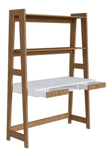 Escrivaninha Mesa Home Office Estante 2 Gavetas Trend | MercadoLivre Escrivaninha Mesa Home Office Estante 2 Gavetas Trend | MercadoLivre