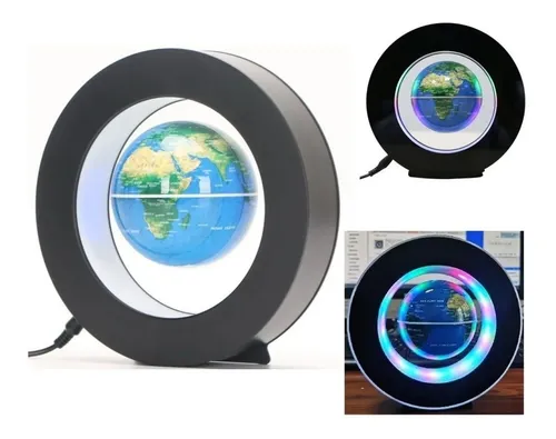 Geografia Globo Levitação Magnética Flutuante Mapa Mundo Parcelamento
