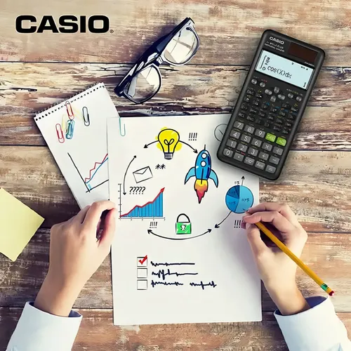 Calculadora Cientfica Casio Fx-991la Plus Color Negro | Envío gratis