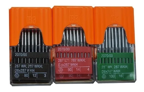 100 Agujas Beka 287wk Punta R Para Bordadora Industrial | MercadoLibre
