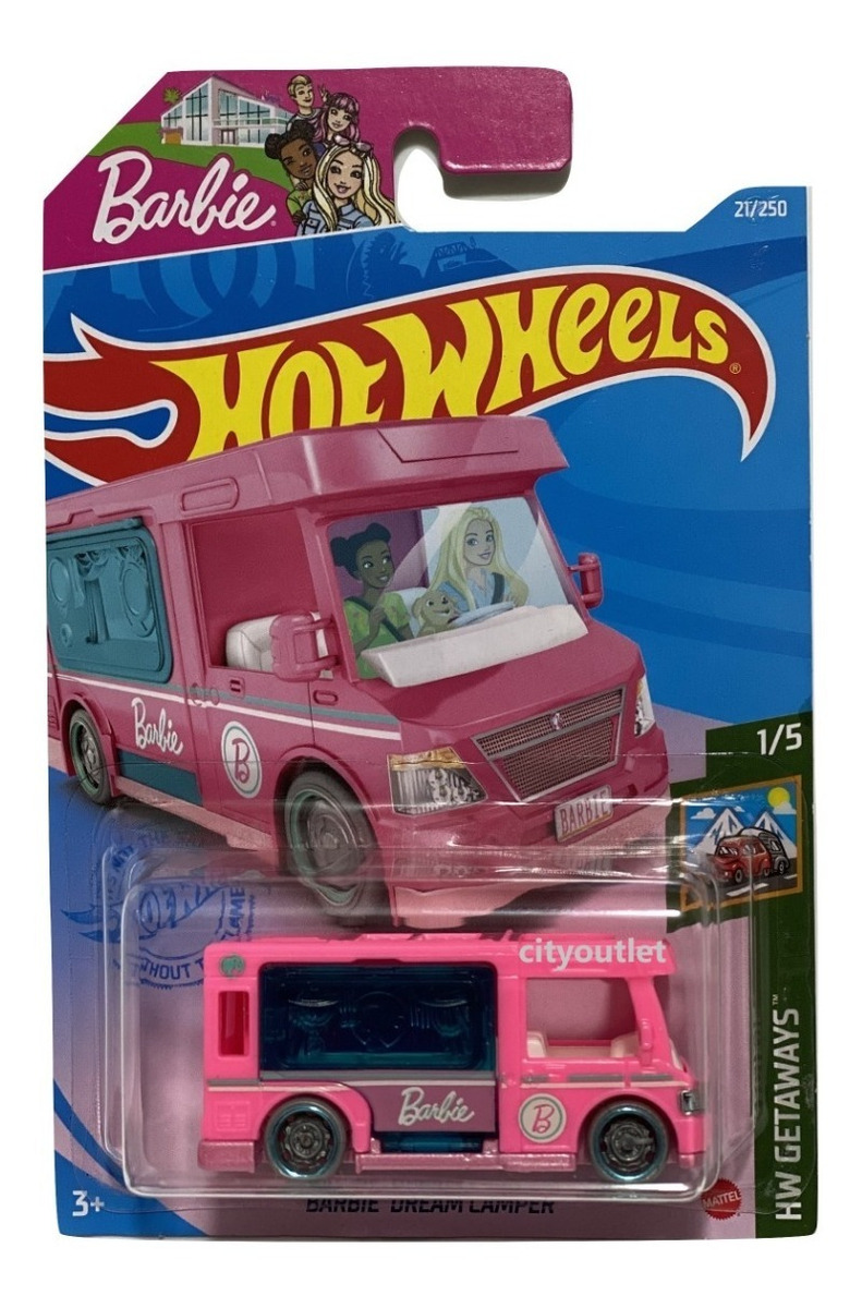 Hot Wheels 2021 Barbie Dream Camper 21 250 Hw Getaways 1 5 Mercado Libre