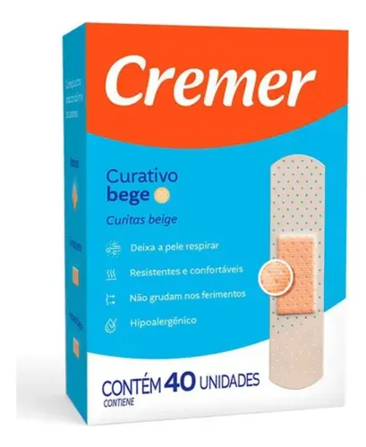 Curativo Cremer Hipoalergênico 40 Unidades Bandeide Band-aid | MercadoLivre