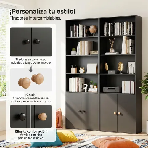 6 Capas Librero, Librero Organizador, Puerta Doble Alacena | Envío gratis