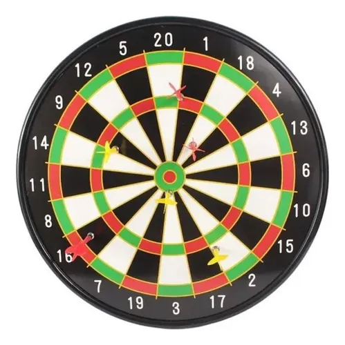 Jogo De Dardo Tabuleiro Magnético Alvo 46 Cm Com 6 Dardos Mercadolivre